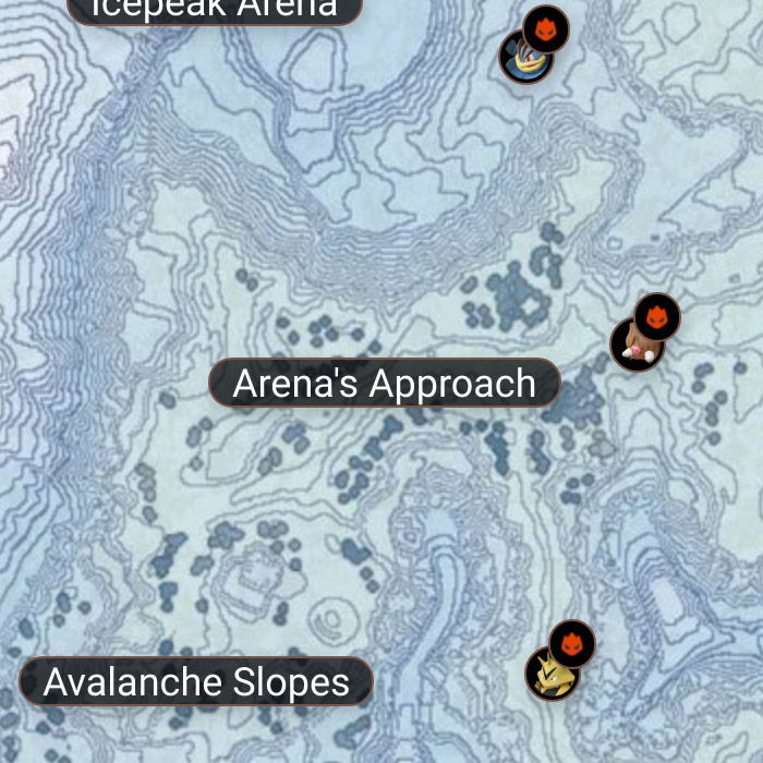 Pokemon Legends Arceus Arena's Approach Pokemon, Items, Map