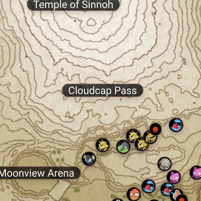 Pokemon Legends Arceus Coronet Highlands Pokemon, Items, Map