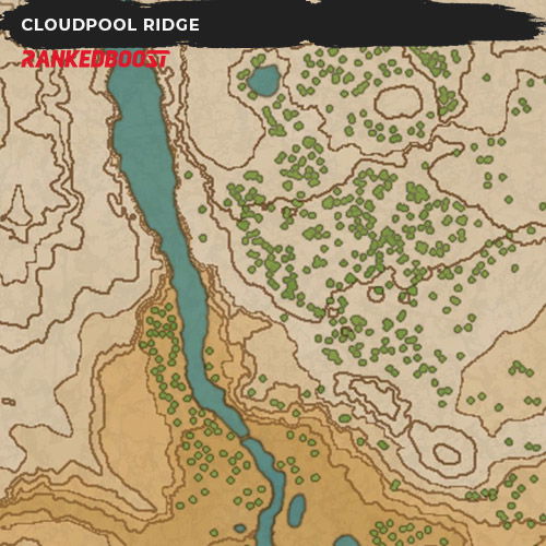 Pokemon Legends Arceus Cloudpool Ridge Pokemon, Items, Map