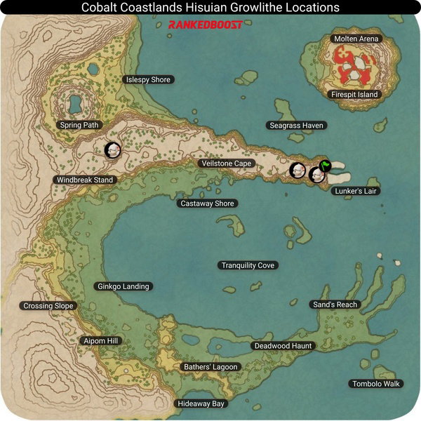 Pokemon Legends Arceus Hisuian Arcanine | Locations, Moves, Stats