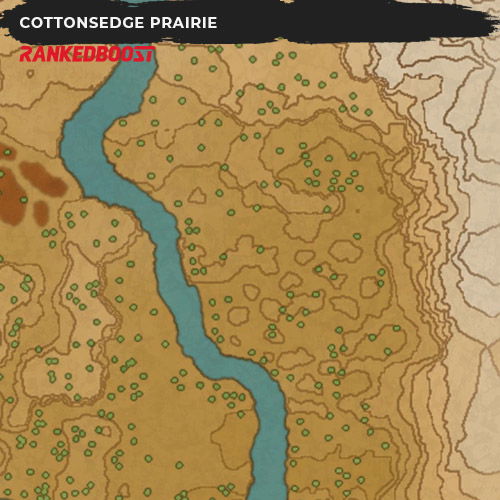 Pokemon Legends Arceus Cottonsedge Prairie Pokemon, Items, Map