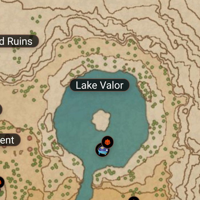 Pokemon Legends Arceus Lake Valor Pokemon, Items, Map