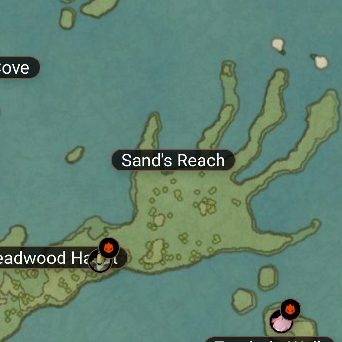 Pokemon Legends Arceus Sand's Reach Pokemon, Items, Map