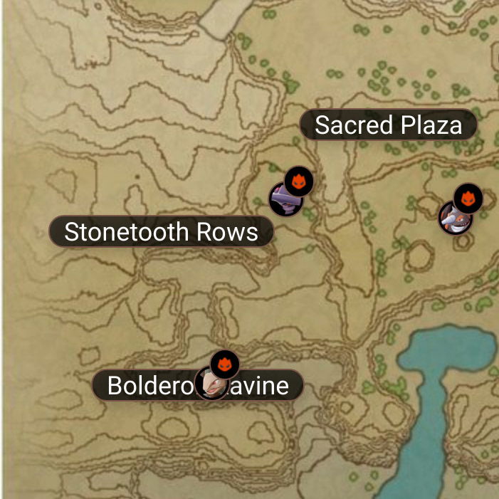 Pokemon Legends Arceus Stonetooth Rows Pokemon, Items, Map