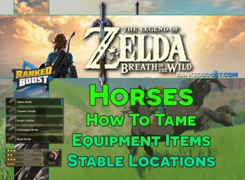 Zelda Breath of the Wild Horse | How To Tame & Stable Locations