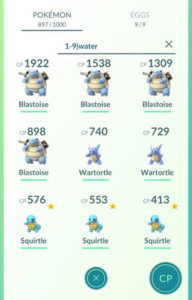 Pokemon GO Search Functions | Mass Evolution Guide Pokedex IDs