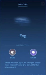 Pokemon GO Weather Chart | Increased Spawn Rate and Bonus Stardust