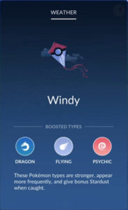 Pokemon GO Weather Chart | Increased Spawn Rate and Bonus Stardust