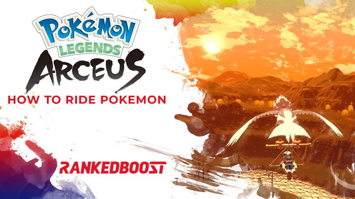 Pokemon Legends Arceus How To Ride Pokemon Guide